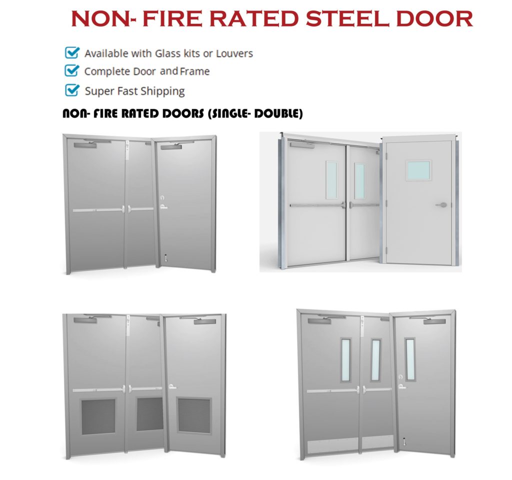 Fire and Non-Fire Rated Steel and Wooden Doors. – National Company
