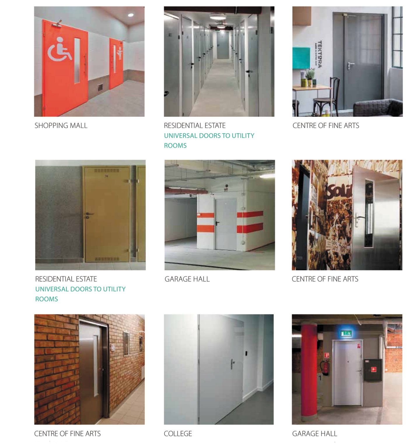 Fire and Non-Fire Rated Steel and Wooden Doors. – National Company